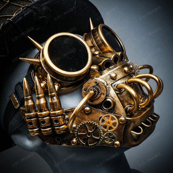 ILOVEMASKS | Accessories | Gold Halloween Spider Web Top Hat W Gold ...